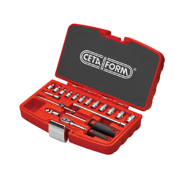 C00-18PH2 Cetaform ชุดลูกบ๊อกซ์ 6 เหลี่ยม 1/4" 18 ชิ้น - Cetaform ...