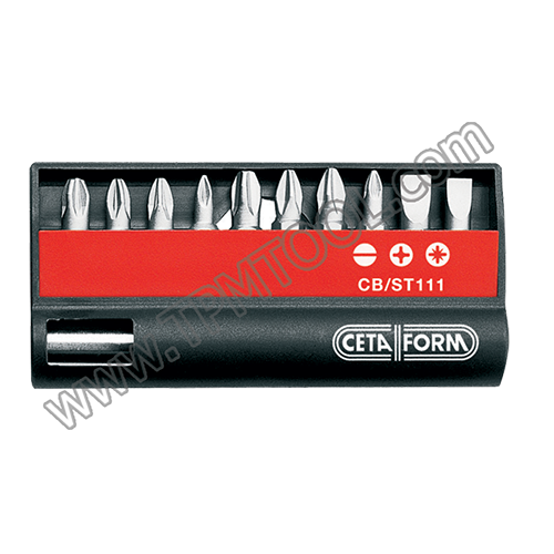 CB/ST111 Cetaform ชุดดอกไขควง ปากแบน/แฉก/โพซิไดร์ฟ 11 ชิ้น - Cetaform ...
