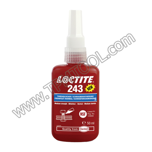 LOCTITE 243 น้ำยาล็อคเกลียว 250ml - Loctite - Multi-Purpose Adhesives - ไทยพัฒนสิน แมชชีนทูลส์