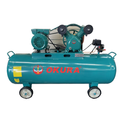 ปั๊มลมสายพาน ทรงเขียว(MINT) Okura-OKUC26-FYKW3HP - Okura tools Products - ไทยพัฒนสิน แมชชีนทูลส์