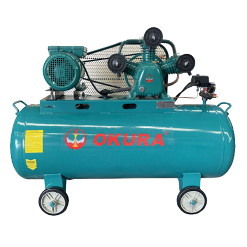 ปั๊มลมสายพาน ทรงเขียว(MINT) Okura-OKUC26-FYKW4HP - Okura tools Products - ไทยพัฒนสิน แมชชีนทูลส์