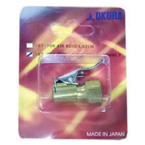 หัวเติมลมทองเหลืองเกลียวใน 1/4" Okura-OKUC22-13 - Okura tools Products - ไทยพัฒนสิน แมชชีนทูลส์