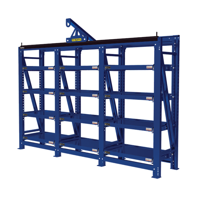 Tanko-TNKMB-3121 ชั้นวางแม่พิมพ์ พร้อมเครน 3 แถว - Tanko office table ...