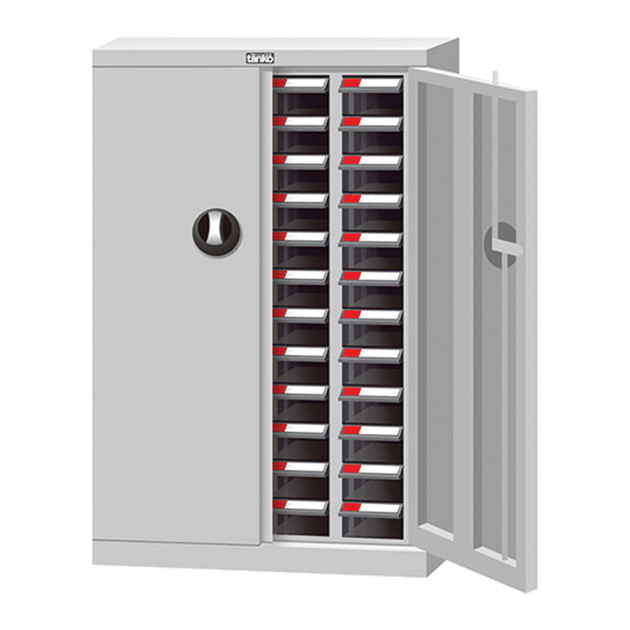 Tanko-TNKTKI-1412D-2 ตู้เก็บอะไหล่แบบมีประตู กล่องอะไหล่ 48 กล่อง ...