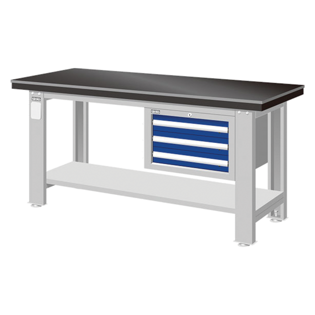 Tanko-TNKWAS-54031A โต๊ะวางแม่พิมพ์ + 3 ลิ้นชัก TANKO หน้าท๊อปเหล็กหนาพิเศษ - Tanko office table ...